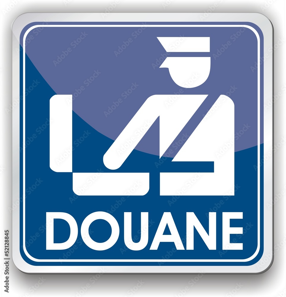 panneau douane Stock Vector | Adobe Stock