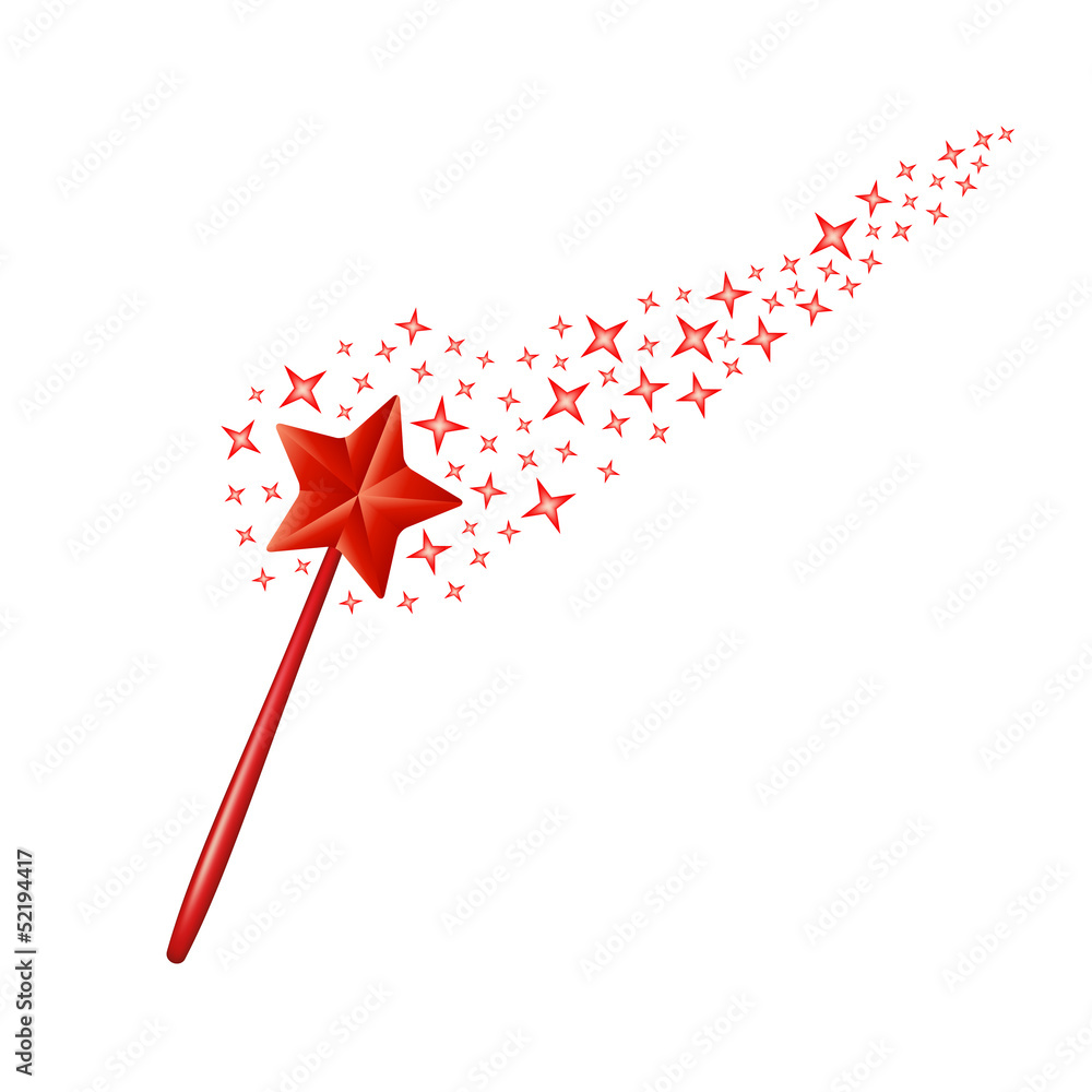 Magic wand Stock Vector | Adobe Stock