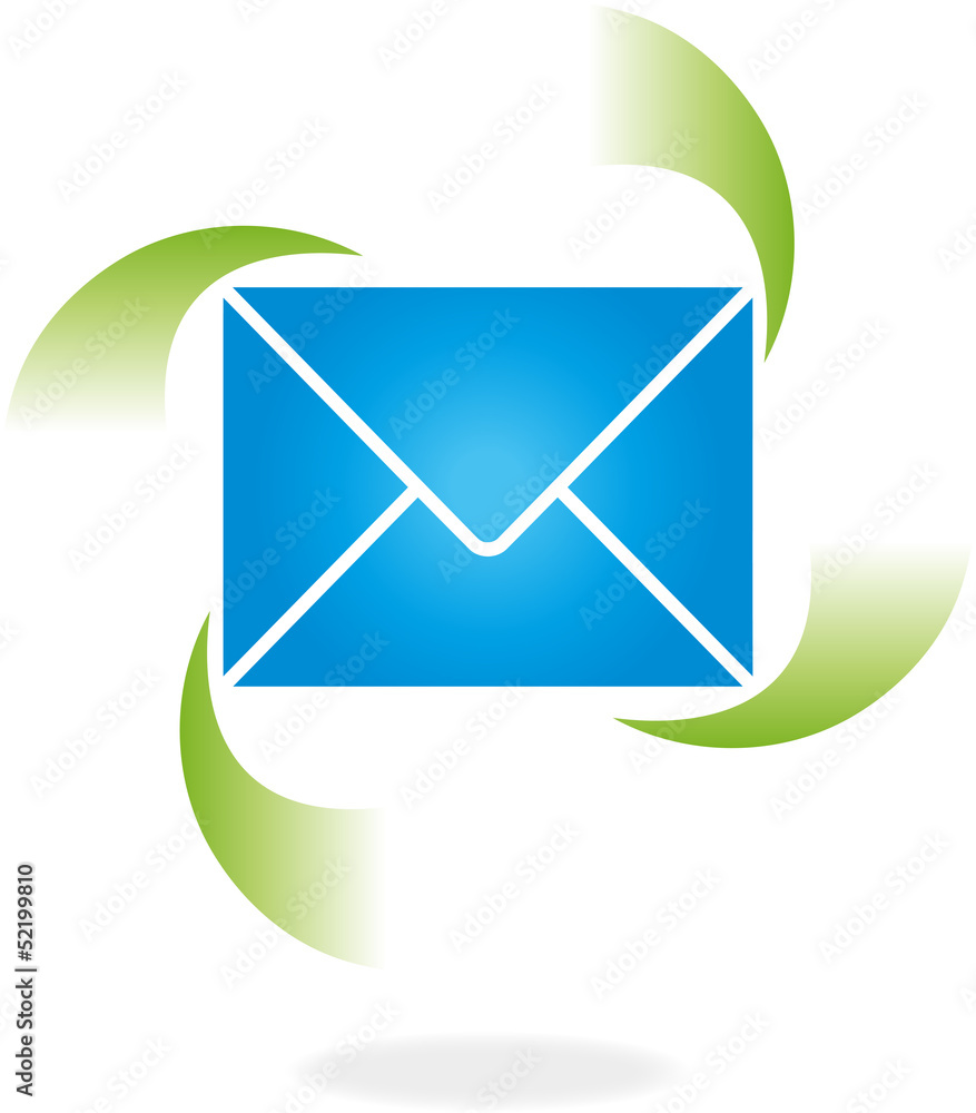 Logo, 3D, Brief, E-Mail, Zeichen, Symbol, Vektor Stock-Vektorgrafik ...