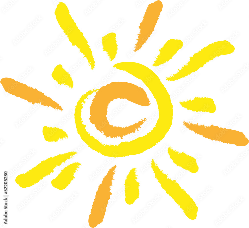 Sonne, Vektor, Logo, Zeichen, Symbol Stock Vector | Adobe Stock