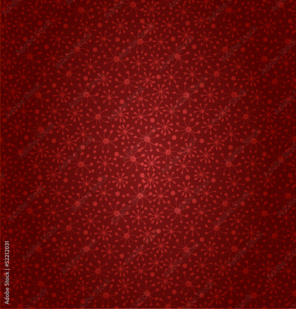 Seamless red pattern. Cartoon cute design Stock Vector | Adobe Stock