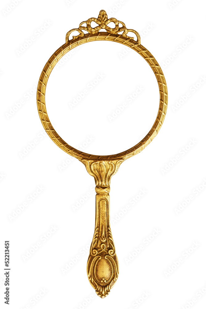 Vintage hand mirror Stock Photo | Adobe Stock