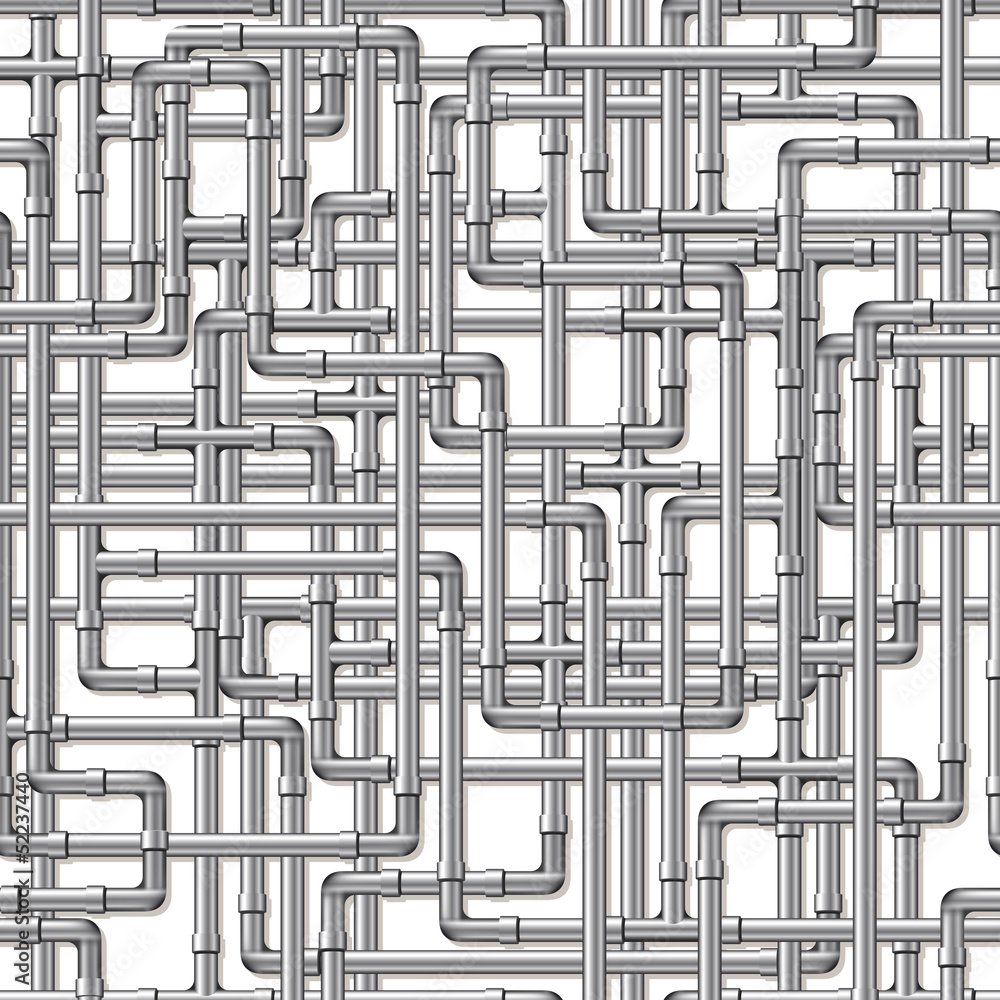 Silver Pipes Background Stock Vector | Adobe Stock