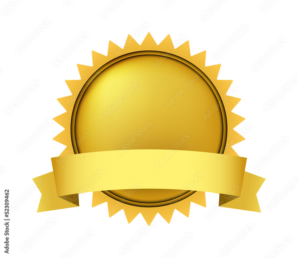 Gold Rosette Stock Vector | Adobe Stock