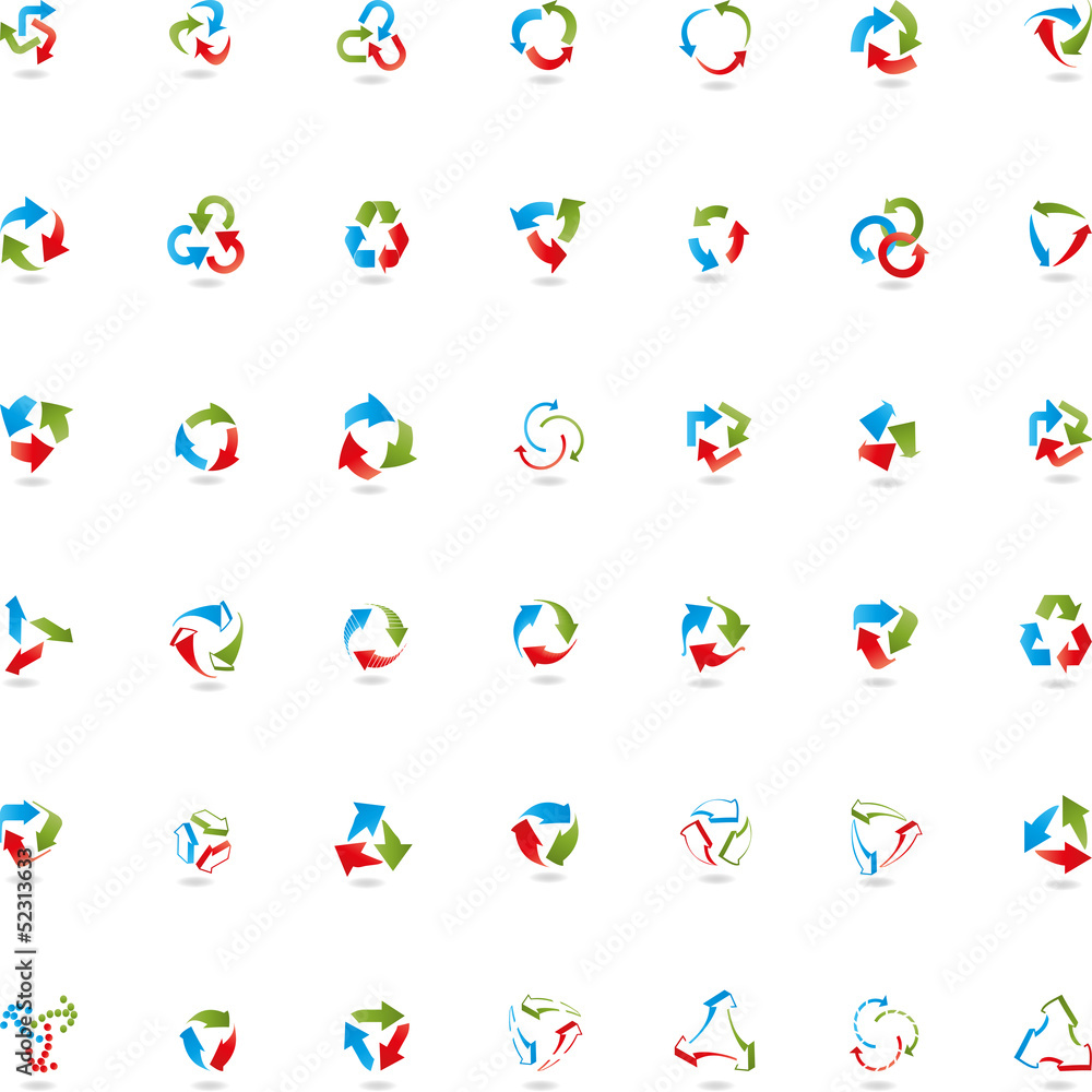 Pfeile, arrows, Symbole, Zeichen, Vektor Stock Vector | Adobe Stock