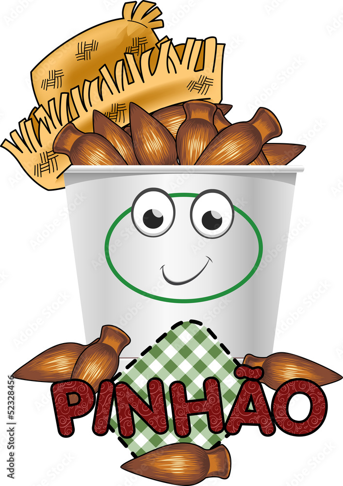 Vetor de Pinhão festa Junina do Stock | Adobe Stock