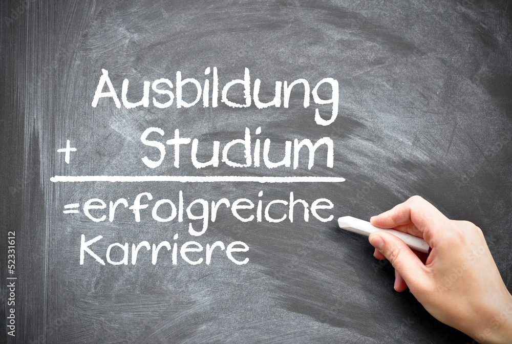 ausbildung studium erfolgreiche Karriere Stock-Foto | Adobe Stock