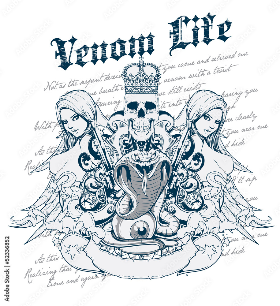 Venom Life Stock Vector | Adobe Stock