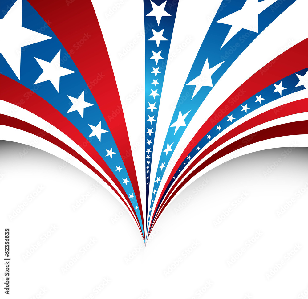 american flag background vector Stock Vector | Adobe Stock