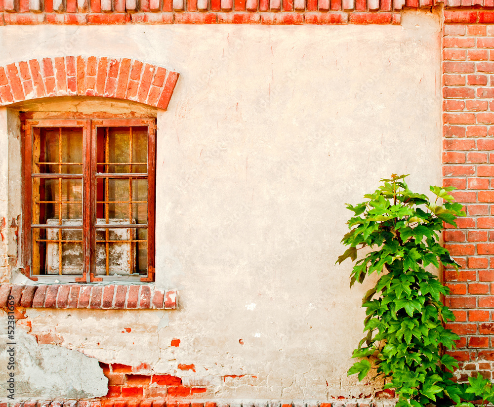 The window to the left of the right plan Stock Photo | Adobe Stock