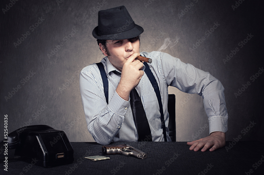 mafia young Stock Photo | Adobe Stock