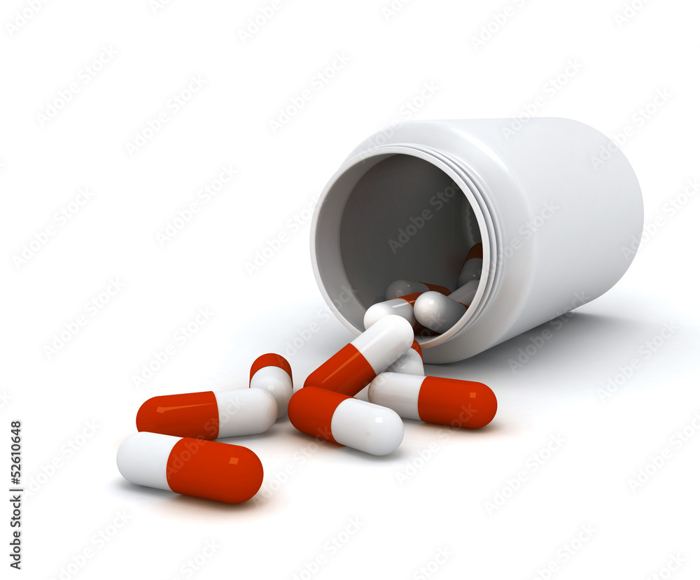 Spilled Pill Bottle