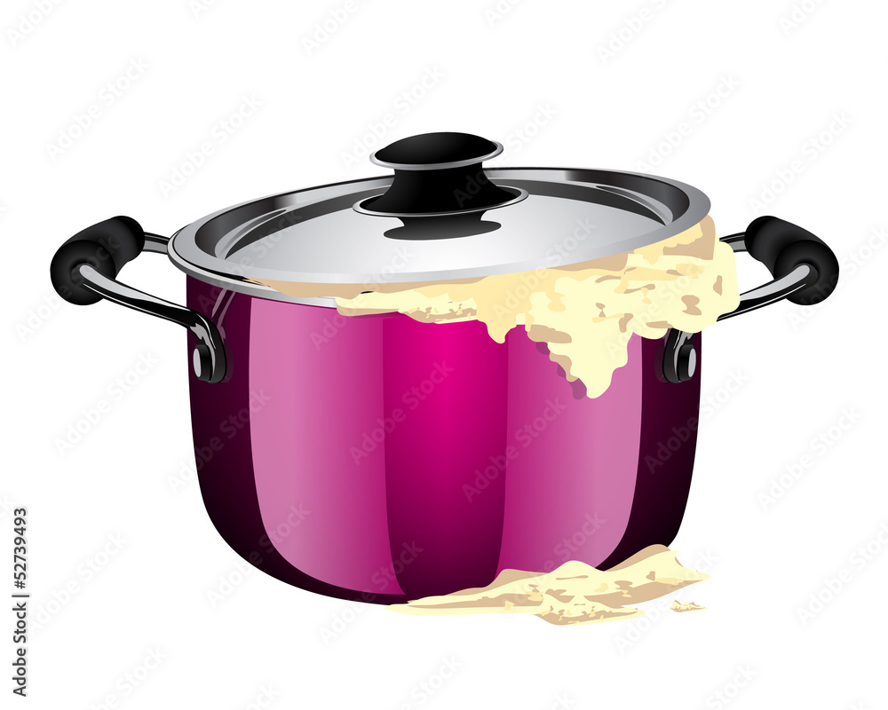 topf_brei Stock-Vektorgrafik | Adobe Stock