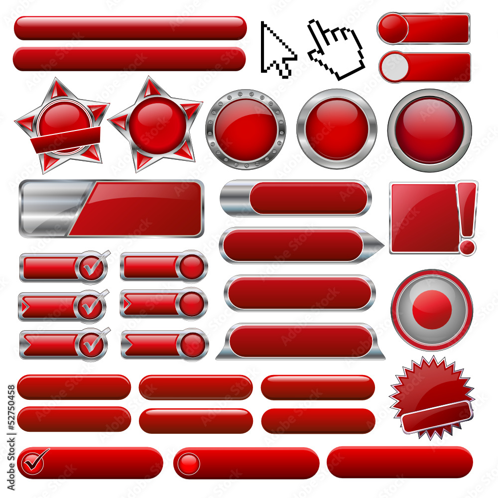 buttons Stock-Vektorgrafik | Adobe Stock