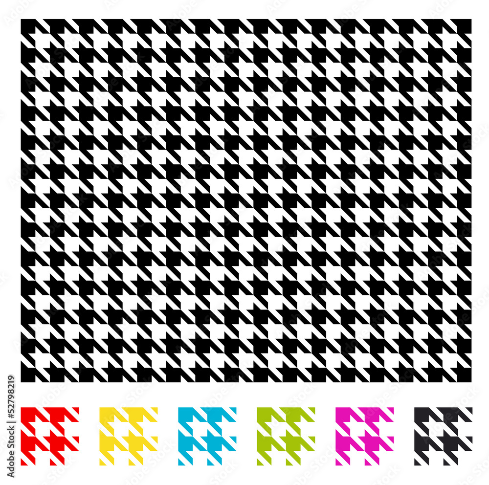 Vettoriale Stock Motif "Pied de poule" 02 | Adobe Stock