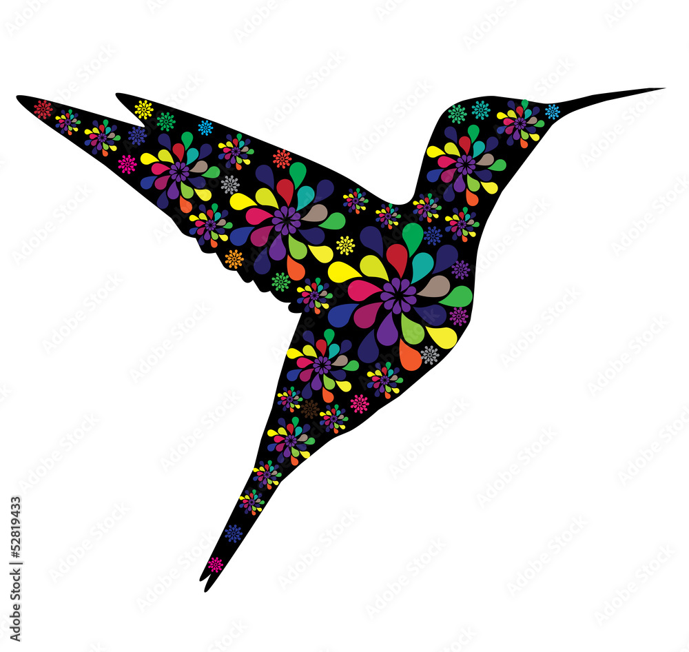 vector hummingbird Stock Vector | Adobe Stock