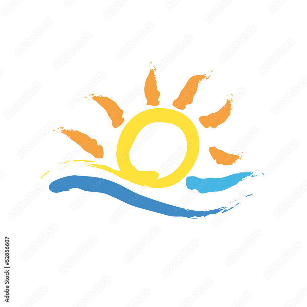 Vector logo summer vector de Stock | Adobe Stock