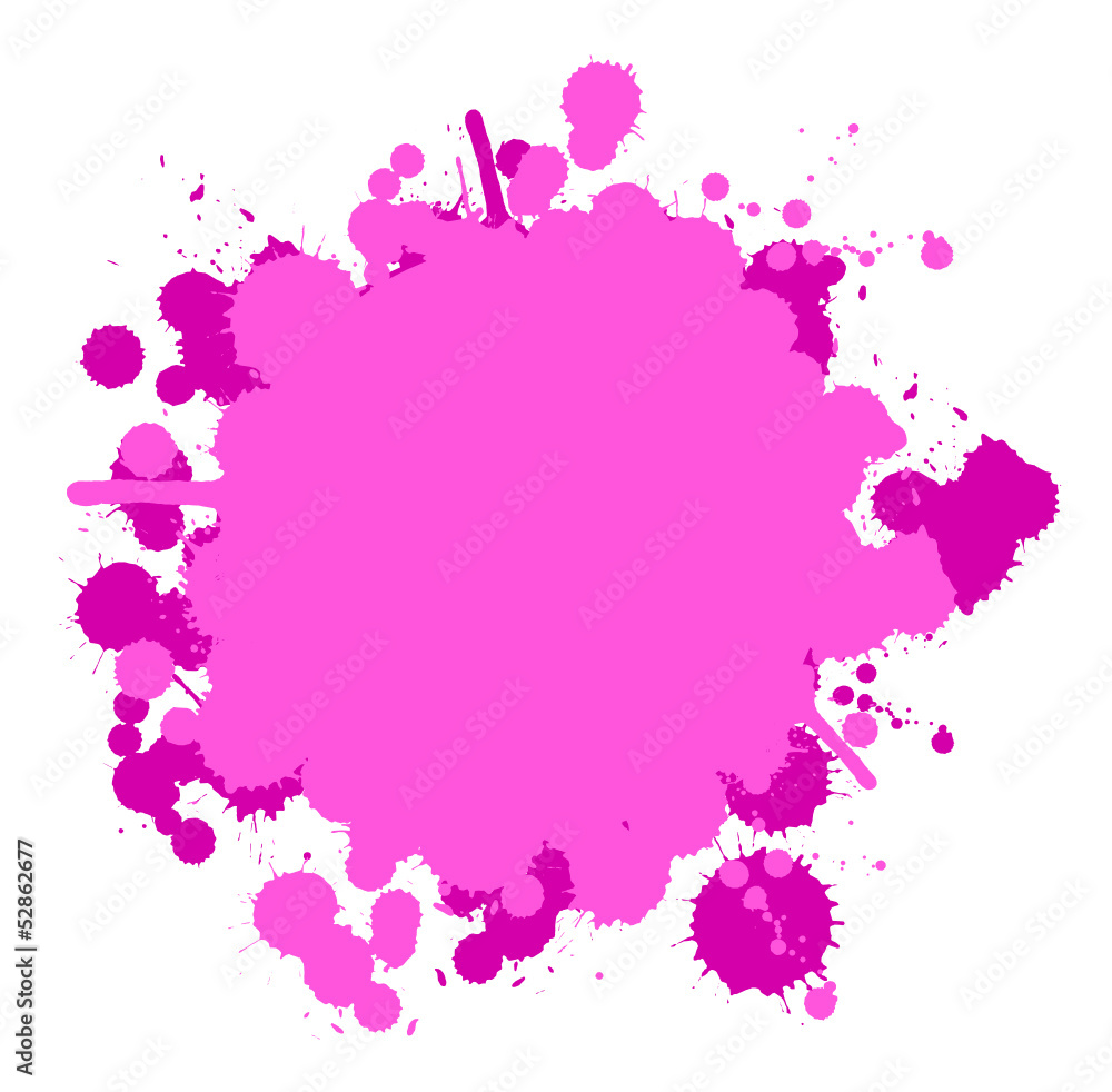 Farbklecks pink Stock Vector | Adobe Stock