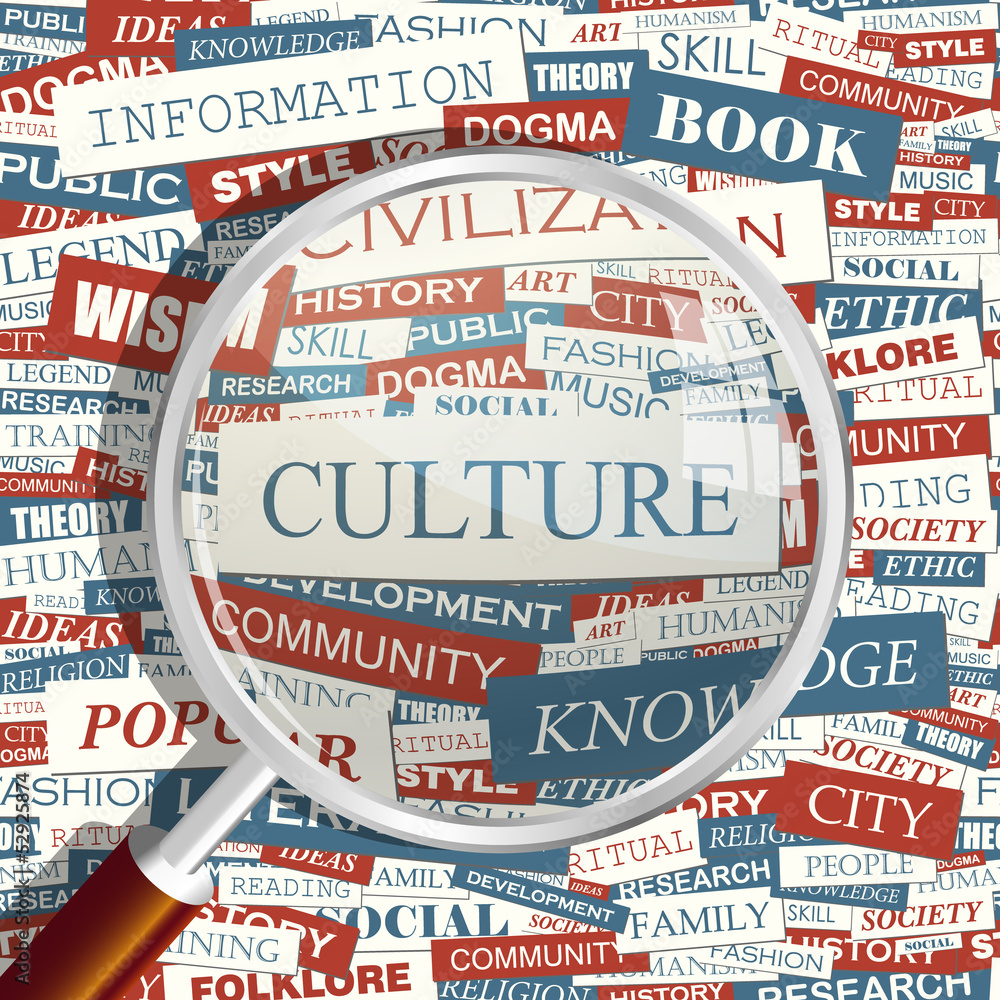 CULTURE. Word cloud concept illustration. Stock Vector | Adobe Stock
