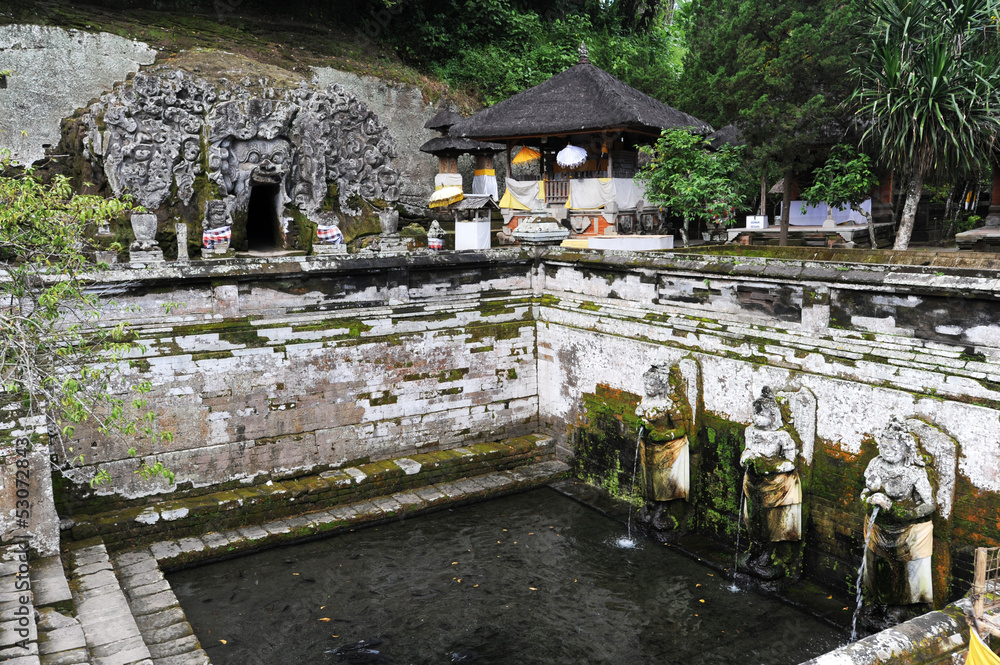 Foto de Il tempio di Goa Gajah vicino a Ubud sull'isola di Bali do ...