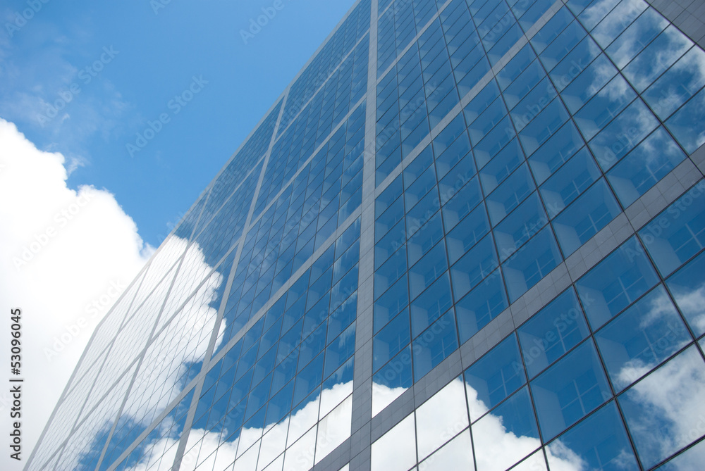 reflections in glass Stock Photo | Adobe Stock