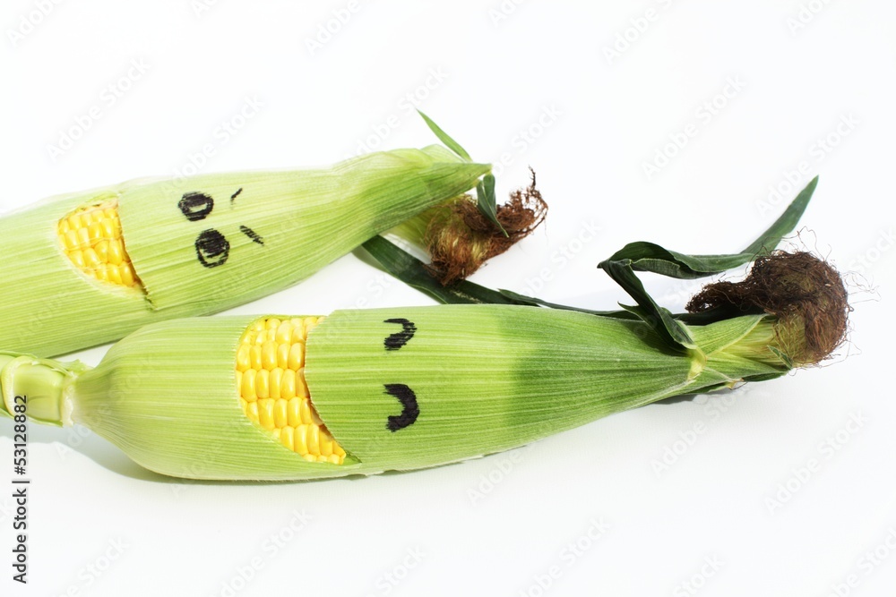 Happy corn face Stock 写真 | Adobe Stock