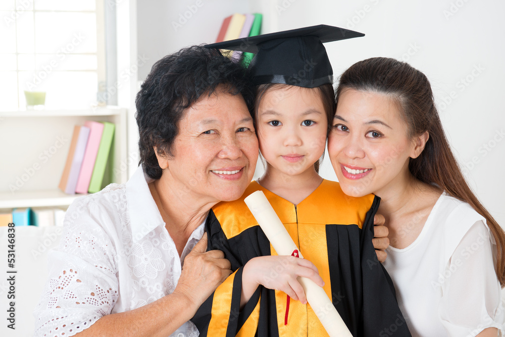 Kindergarten graduate Stock Photo | Adobe Stock