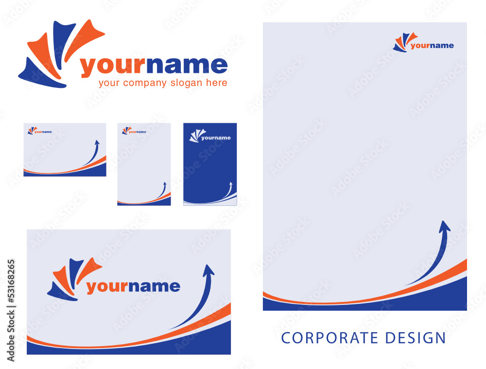 corporate design Stock Vector | Adobe Stock
