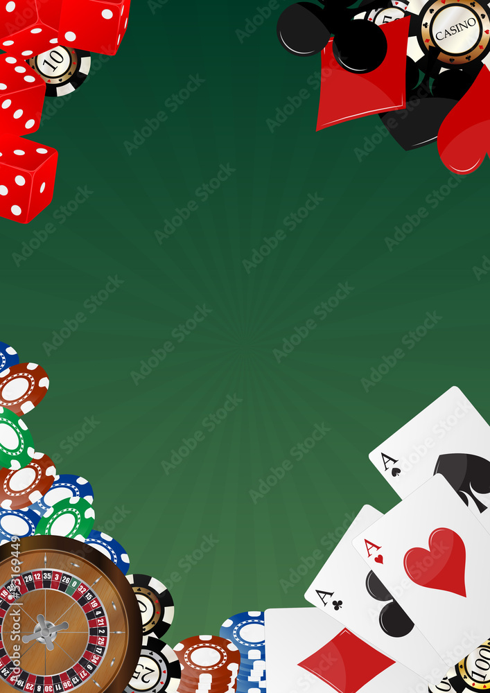 casino background Stock Vector | Adobe Stock
