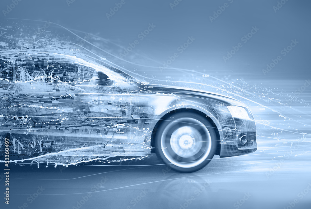 abstract car Stock-Illustration | Adobe Stock