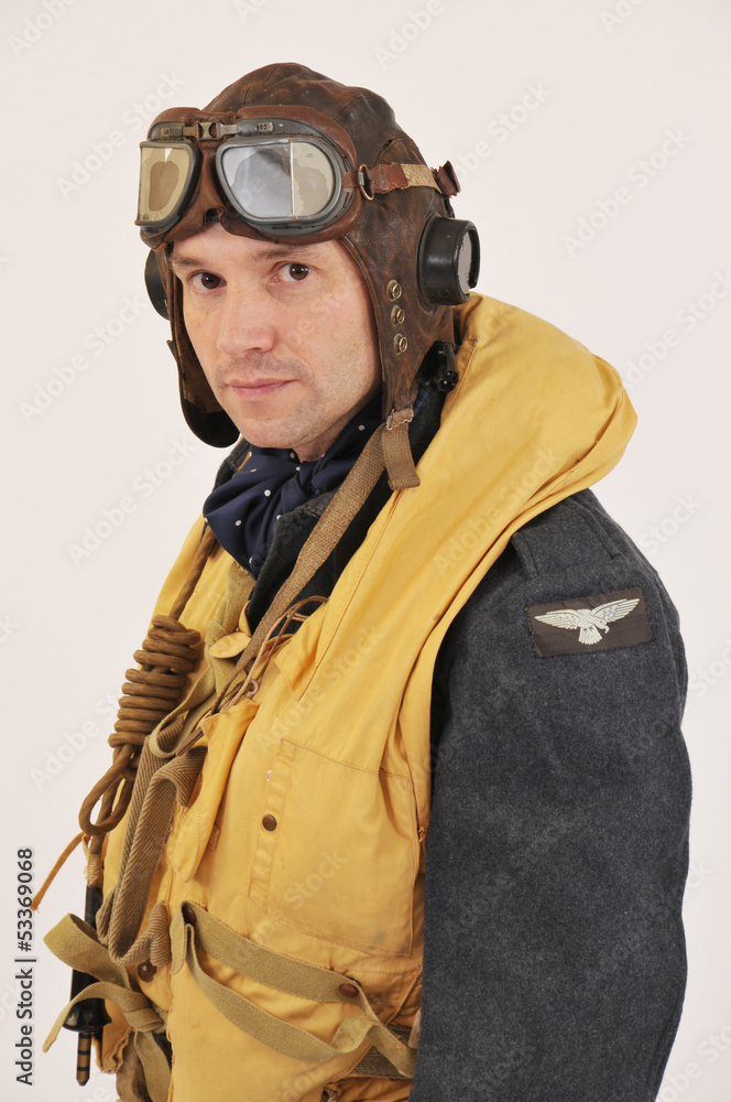WW2 RAF Pilot Stock Photo | Adobe Stock
