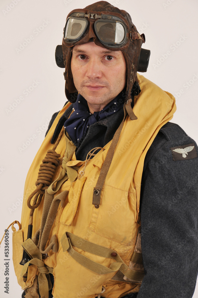 WW2 RAF Pilot / Bomber Crew Member Stock Photo | Adobe Stock