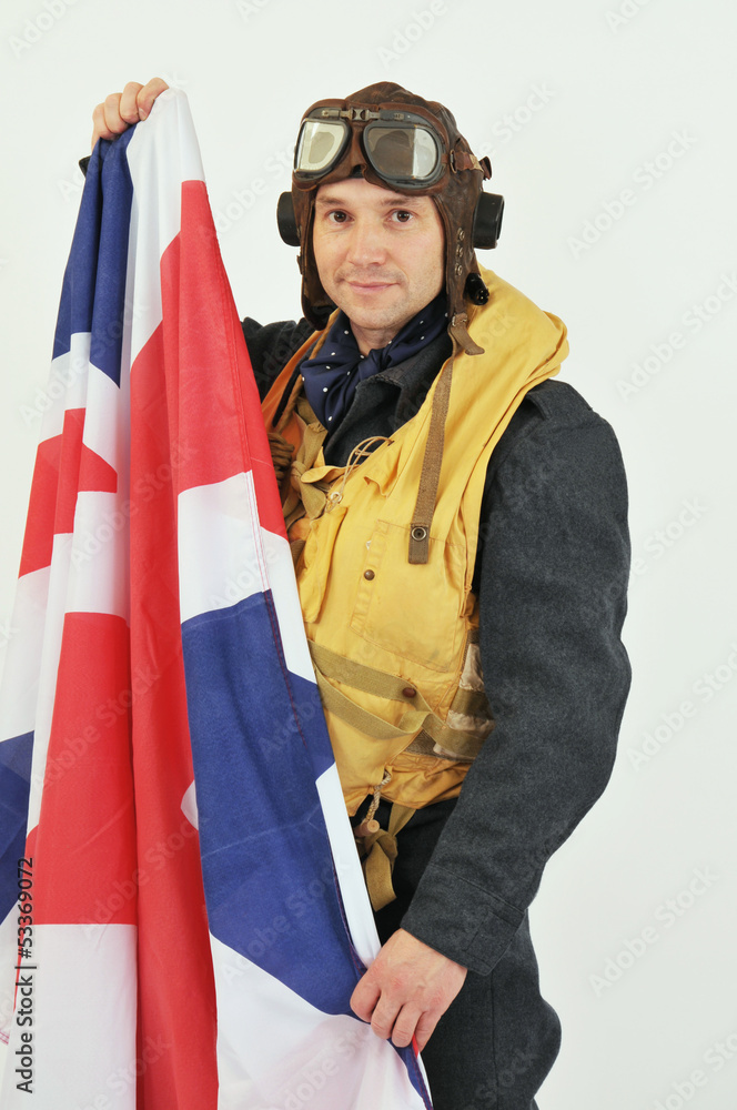 WW2 RAF Pilot / Aircrew Member Stock Photo | Adobe Stock