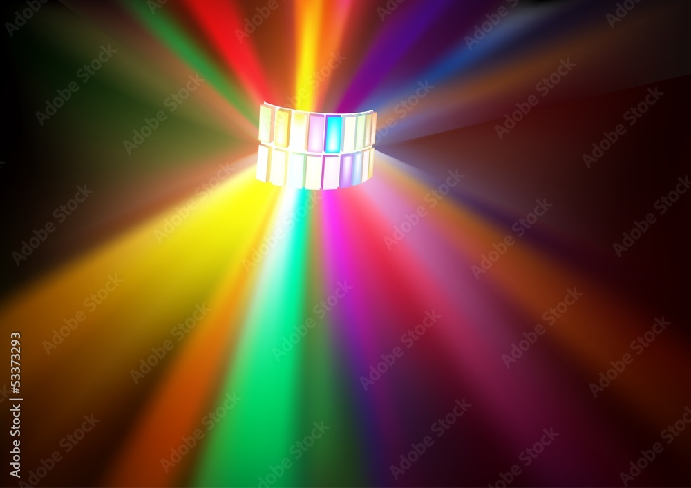 Disco Lights Stock Vector | Adobe Stock