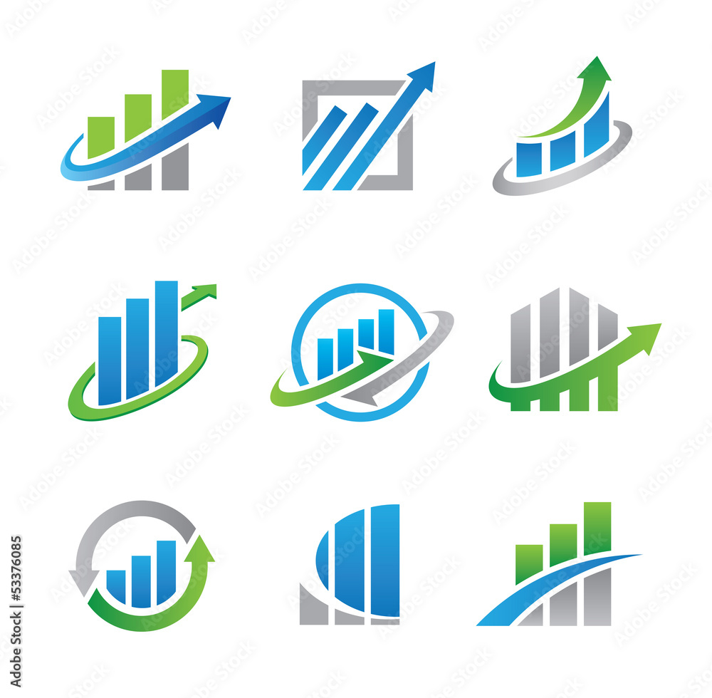 Stock logos and icons Stock Vector | Adobe Stock