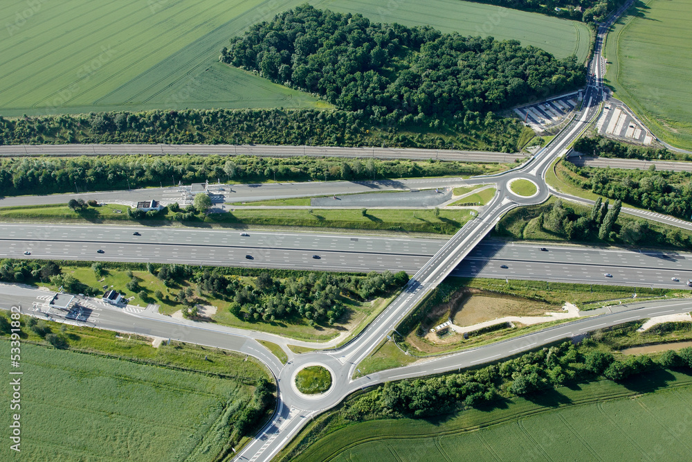 péage autoroute A10 Dourdan Stock Photo | Adobe Stock