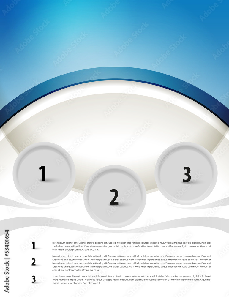 Stylish presentation of business poster. Design layout template Stock ...