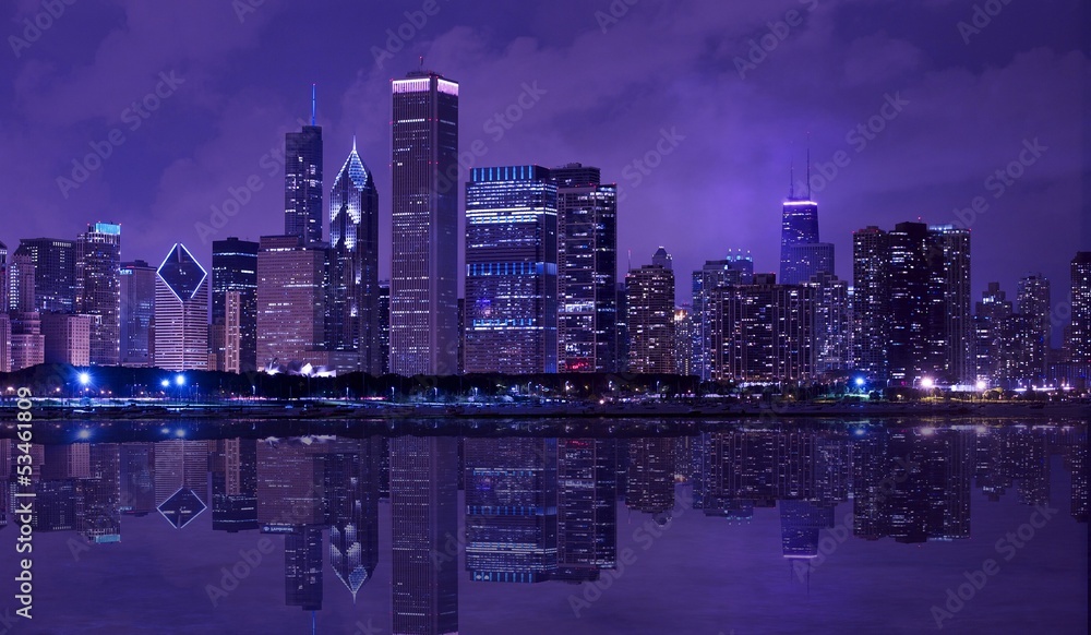 City of Chicago Stock Illustration | Adobe Stock