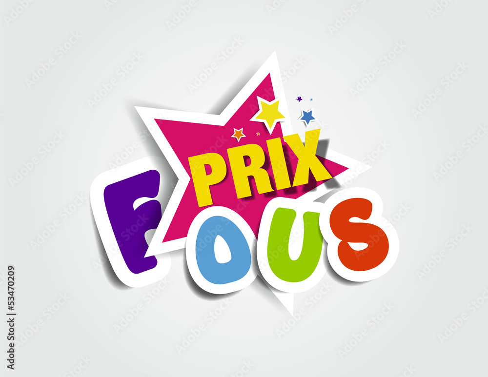 Vecteur Stock prix fous | Adobe Stock