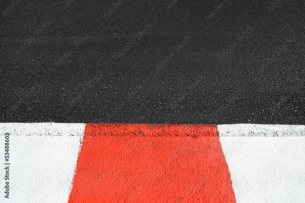 Texture of race asphalt and curb on Grand Prix circuit Stock Photo ...