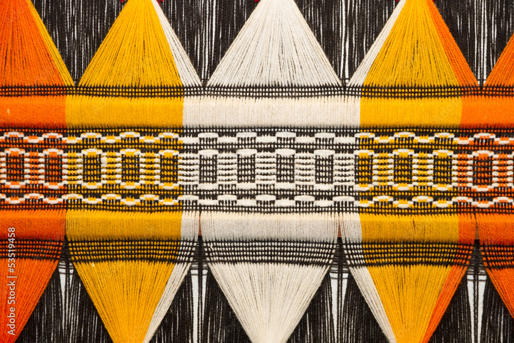 Tejido indigena tradicional colorido. Stock Photo | Adobe Stock