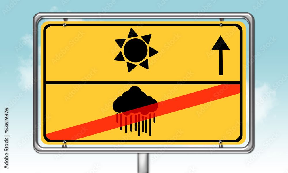 Ortsschild nach Regen kommt Sonne Stock-Illustration | Adobe Stock Ortsschild nach Regen kommt Sonne Stock-Illustration | Adobe Stock