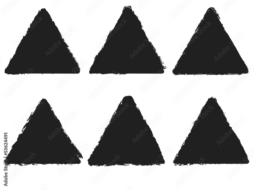 Grunge triangles Stock Vector | Adobe Stock