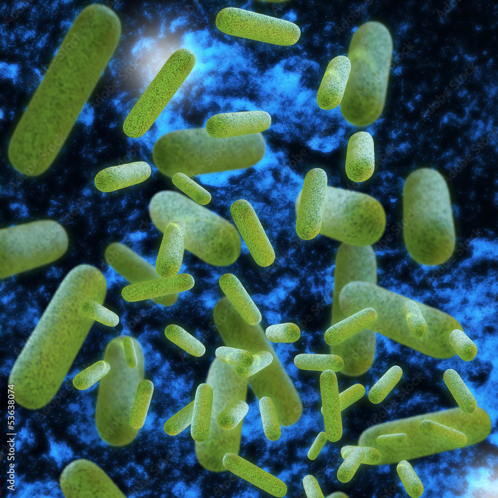 Legionellen - 3D Render Stock-Illustration | Adobe Stock