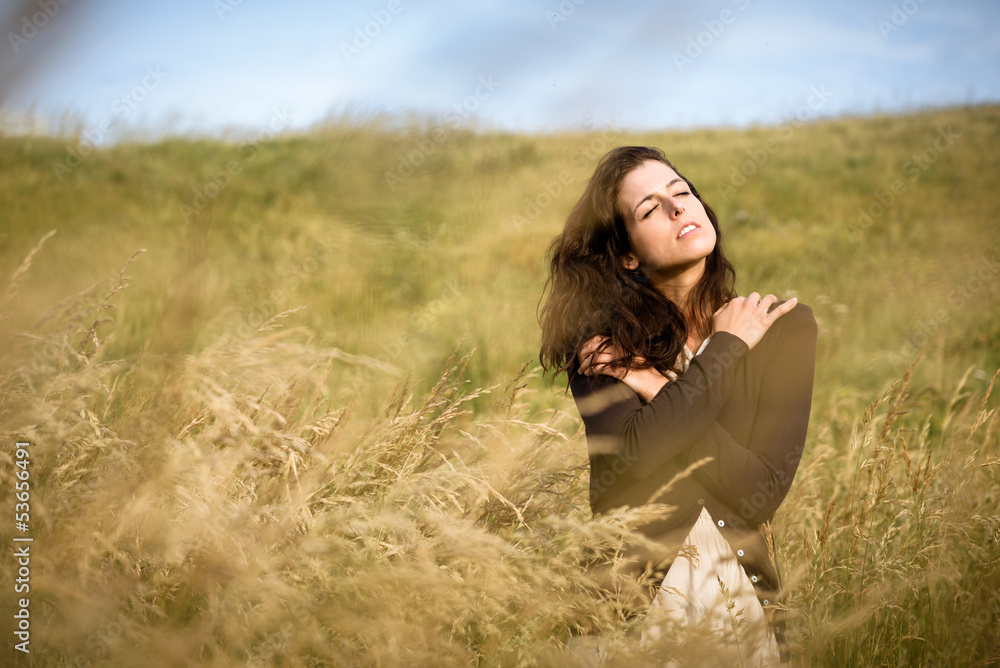 Sadness and nostalgia in nature Stock Photo | Adobe Stock
