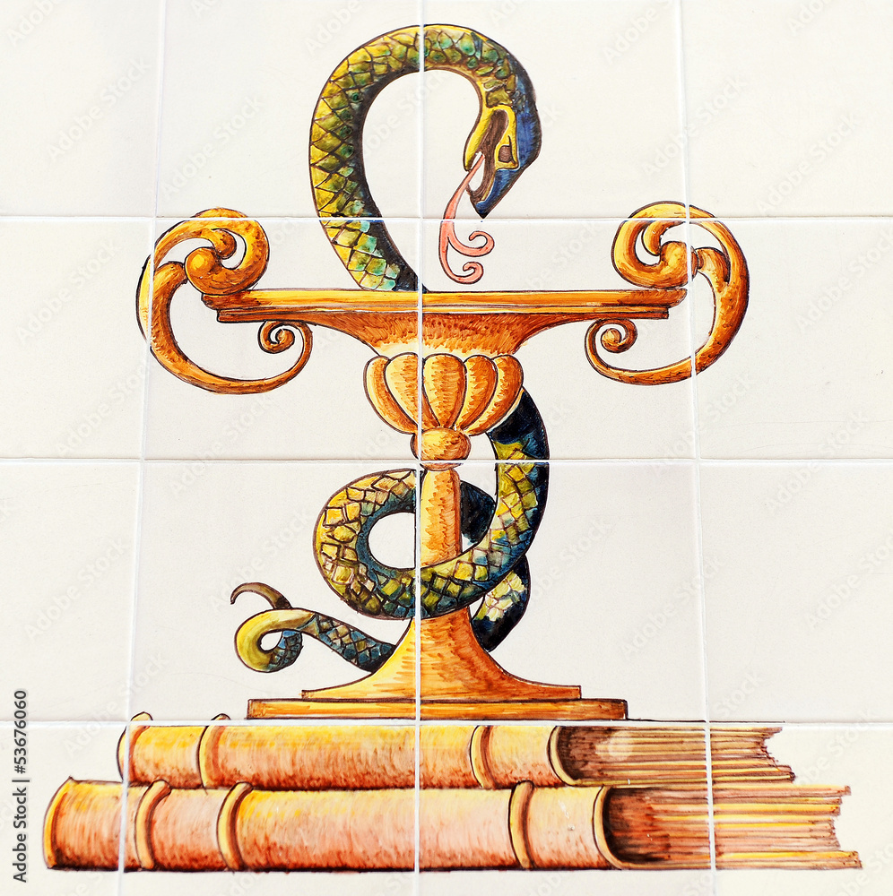 Símbolo de farmacia, copa de Higia foto de Stock | Adobe Stock