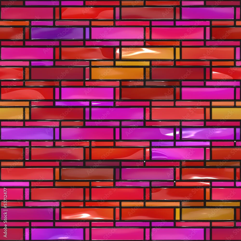 Colorful modern stained glass window seamless texture Stock Photo ...