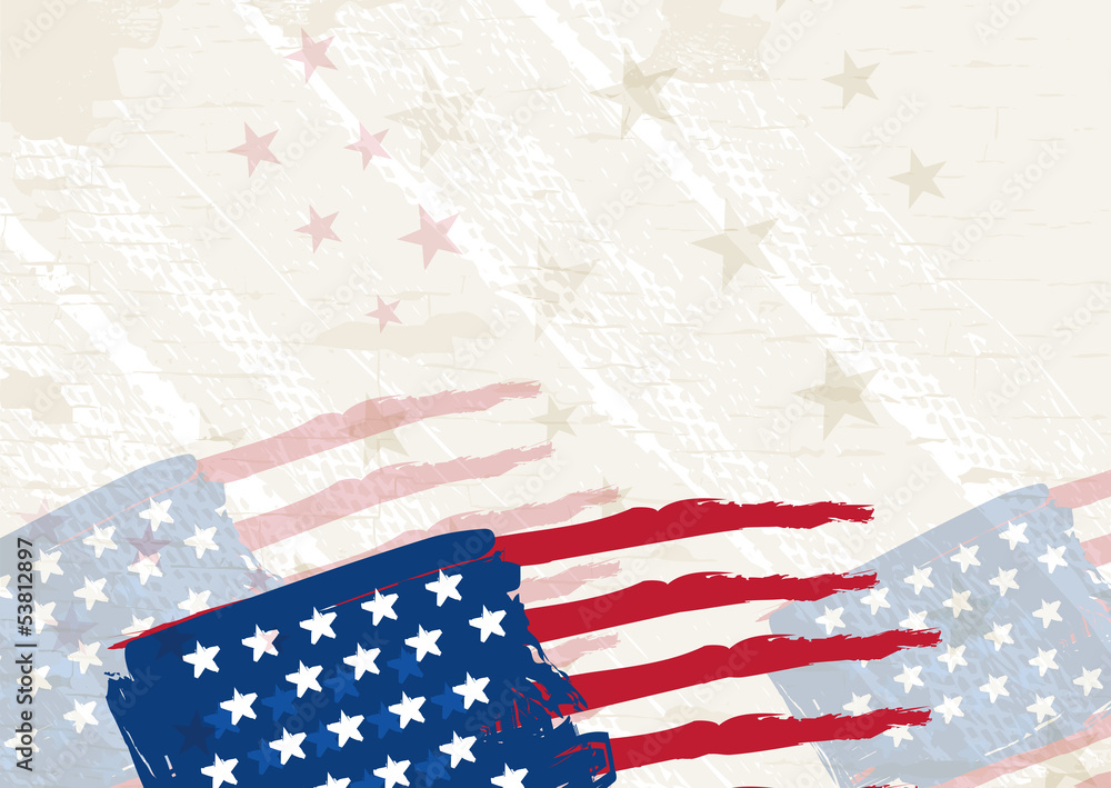 grunge usa background, vector Stock Vector | Adobe Stock