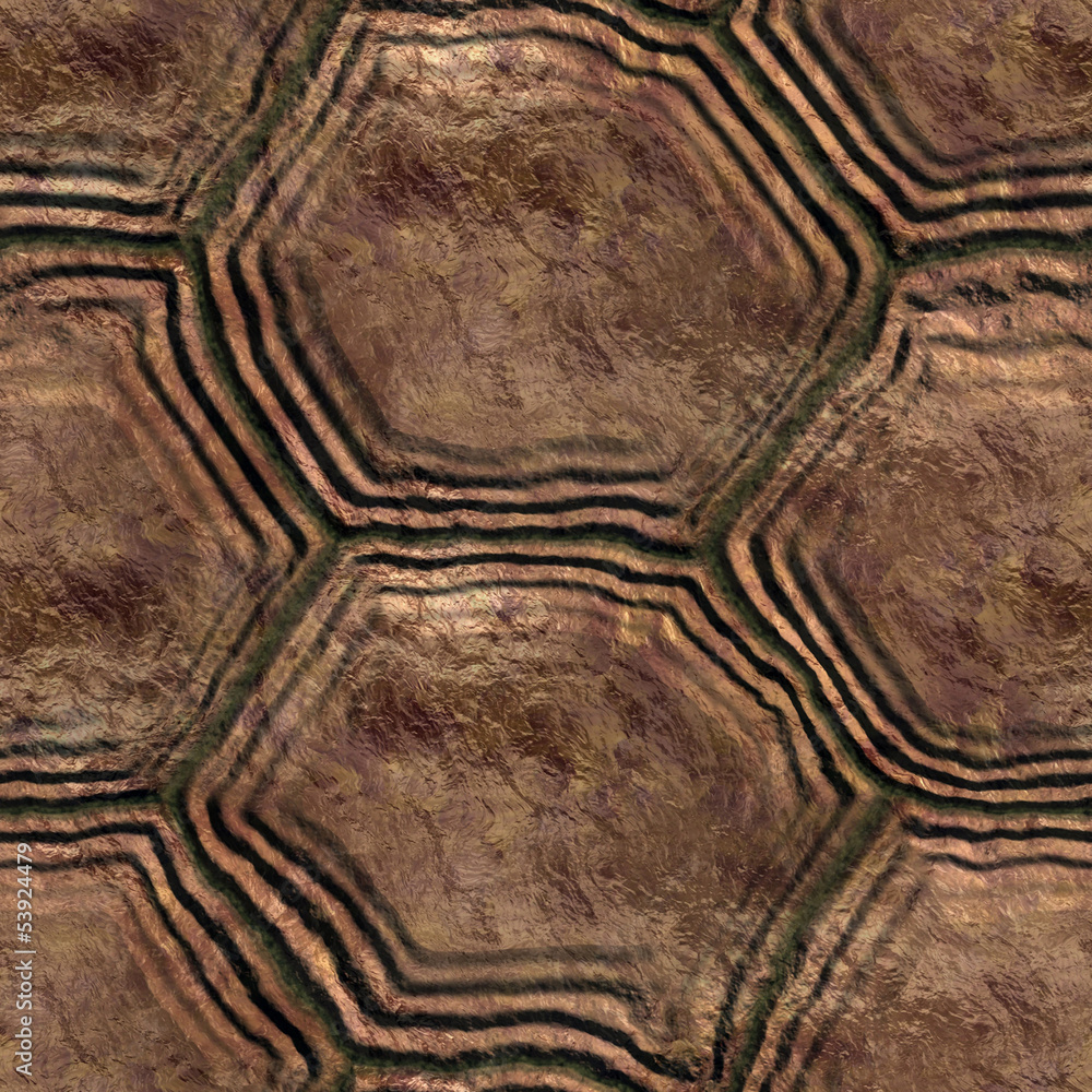 Turtle Shell (Seamless texture) Stock Illustration | Adobe Stock