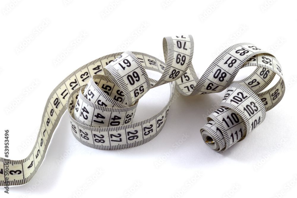curved measuring tape Stock Photo | Adobe Stock
